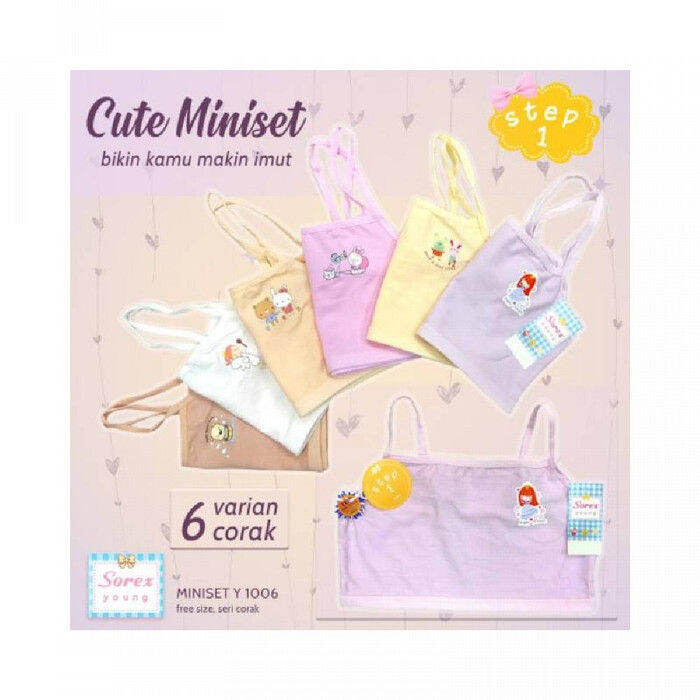 Sorex Bra Remaja Miniset Y-1006 - Sorex BH Remaja Step 1 - Miniset ...