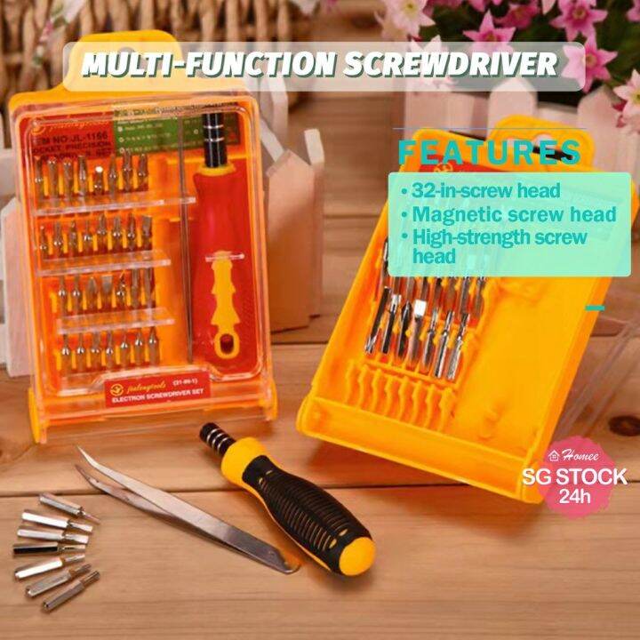 32 In 1 Multifunctional Screwdriver Bit Set Household Hand Tools Set ...