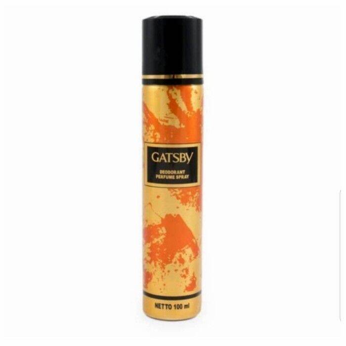 GATSBY DEODORANT PERFUME SPRAY 100 ML GOLD | Lazada Indonesia