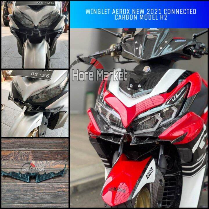 WINGLET AEROX 155 CONNECTED 2021 2022 CARBON WINGLET AEROX CARBON ...