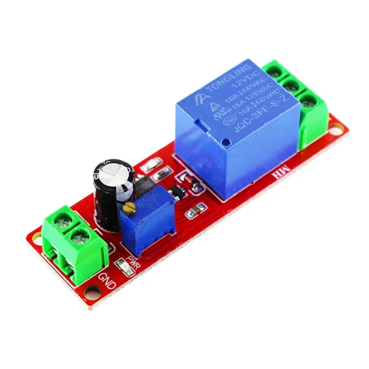 Ne555 Timer Switch Adjustable Module Time Delay Relay Module Dc 12v ...