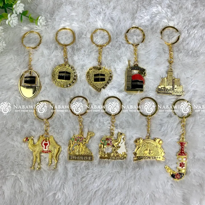 Gantungan Kunci Premium Model Makkah Madinah dan Onta Souvenir Oleh ...