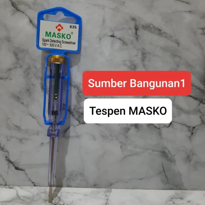 Tespen Masko 635 alat pengecek aliran listrik cek listrik | Lazada ...