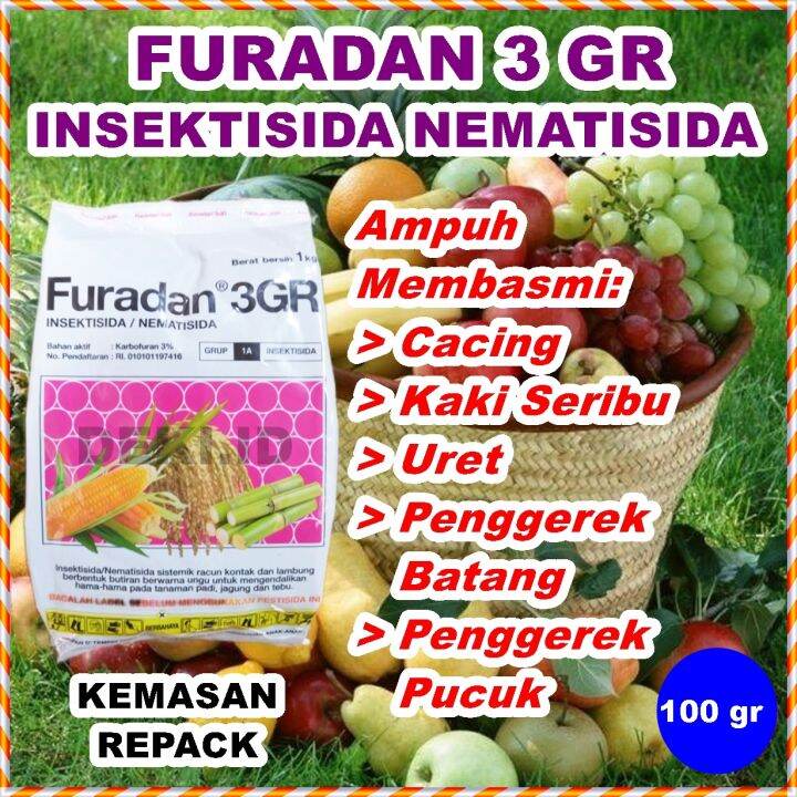 Furadan 3GR 100 gr Kemasan Repack Insektisida Sistemik Nematisida ...