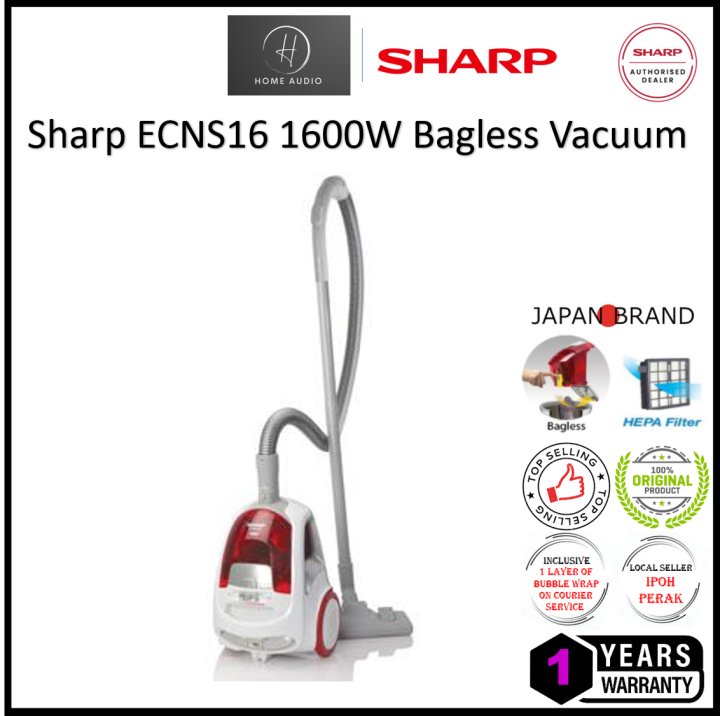 Sharp Bagless Vacuum Cleaner 1600W Vacuum Cleaner - ECNS16 | Lazada