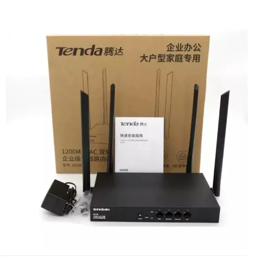 Original Tenda W15E 1200Mbps Smart Gigabit Wireless WiFi Router 11ac 2 ...
