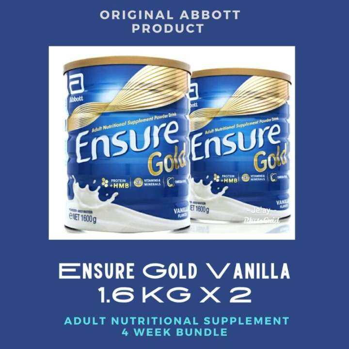 Ensure Gold (SUPER SALE)Vanilla ( 1.6 kg x 2 ) Adult Nutritional Food ...