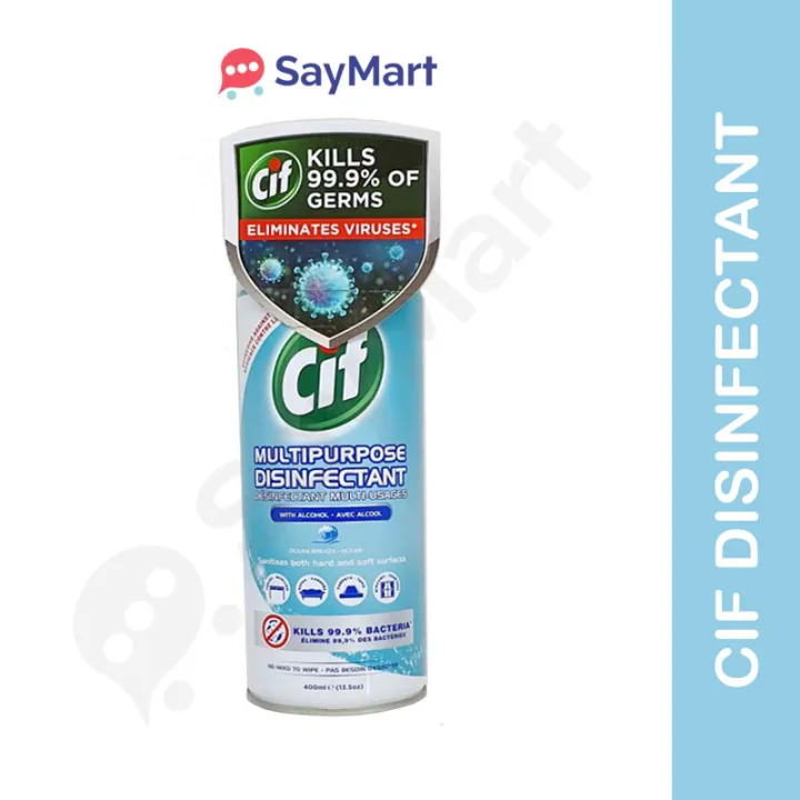 CIF UNIVERSAL DISINFECTANT SPRAY 400ML OCEAN BREEZE | Lazada PH