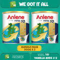 Anlene Total 10 Adult Millk Powder Vanilla Flavor Bundle Pack 800g x 2 | Lazada PH