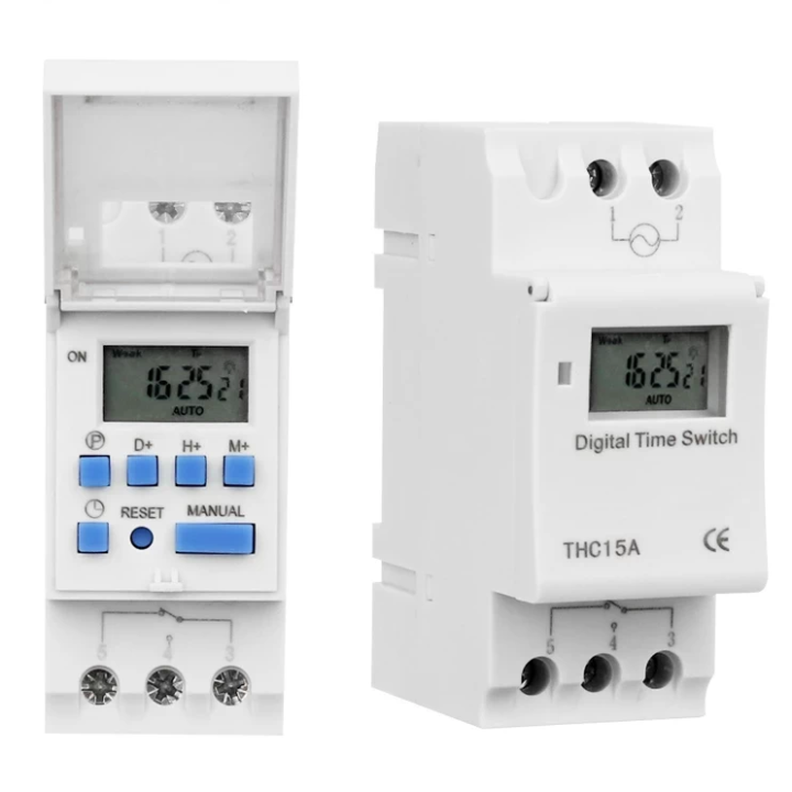 Timer Switch Digital THC15A Programmable Mikrokomputer Time Switch ...