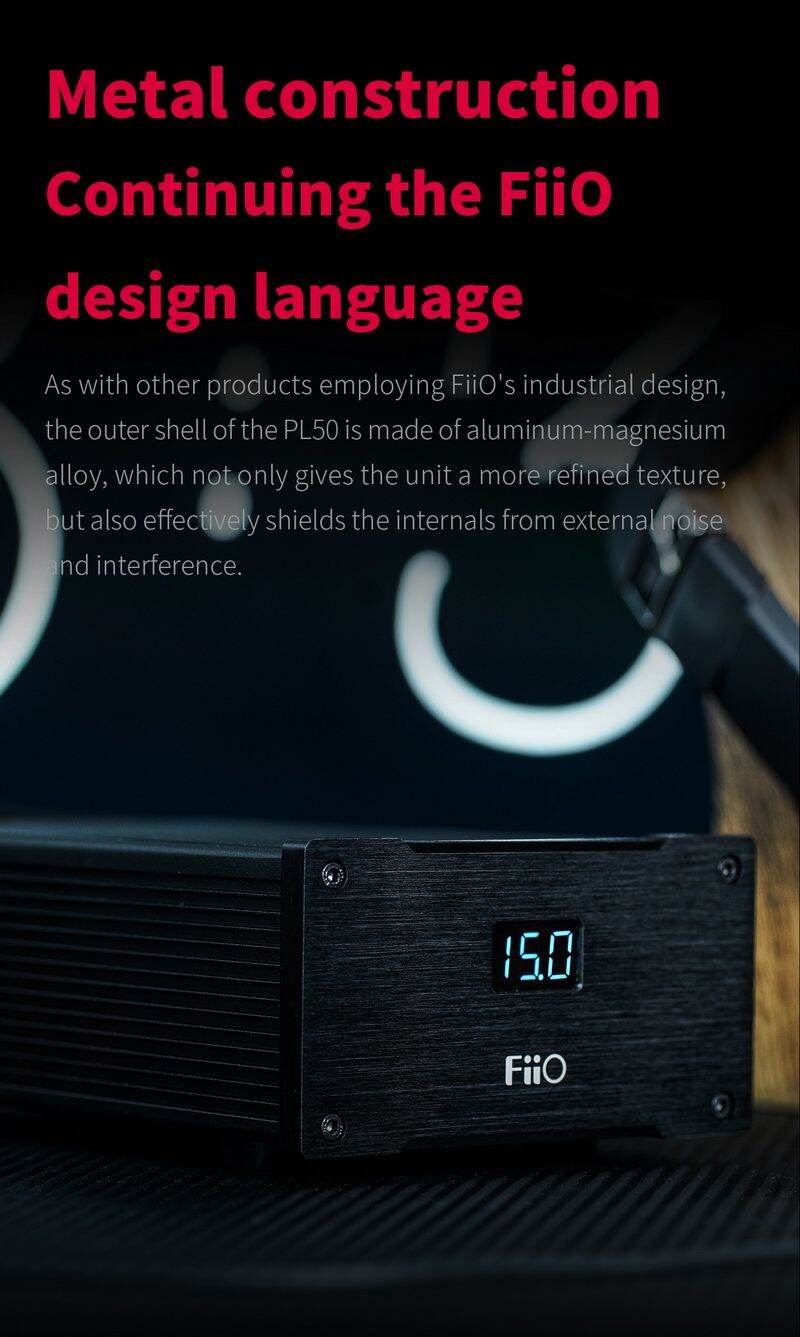 FiiO PL50 แหล่งจ่ายไฟแบบควบคุมเชิงเส้น สำหรับเครื่องเสียง ประกันศูนย์ไทย | Lazada.co.th