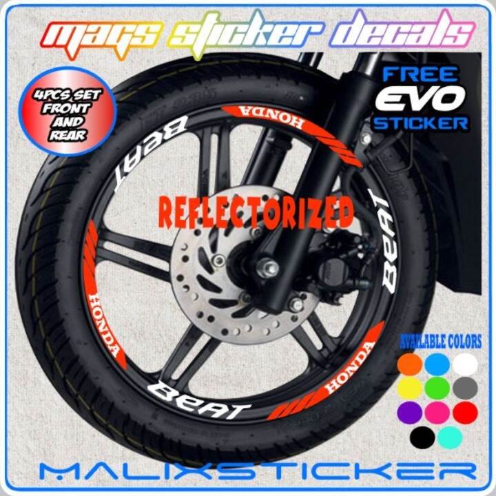 Honda Beat Mags sticker set for 2 wheels | Lazada PH
