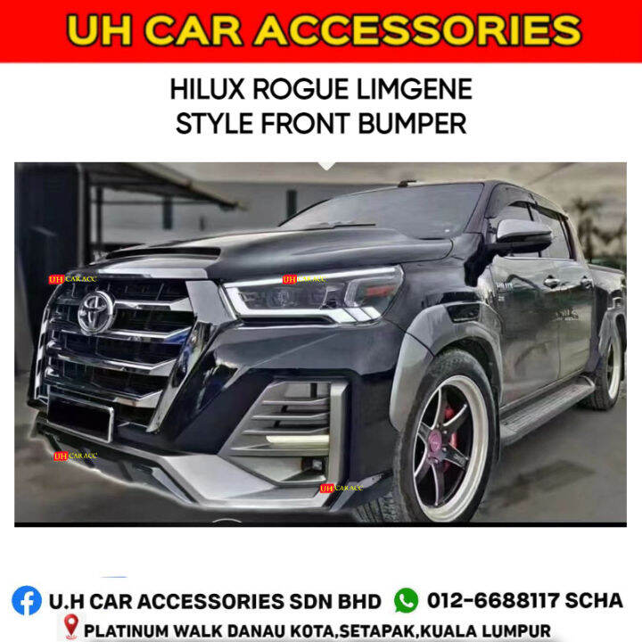 TOYOTA HILUX REVO ROCCO ROGUE LIMGENE FRONT BUMPER GRILLE BODYKIT | Lazada