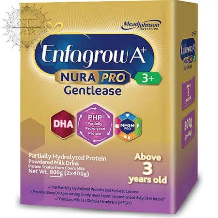 Enfagrow 3 Nura Pro Gentlease 800g 1.6Kg (Above 3 Years Old) | Lazada PH
