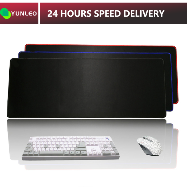 30x60cm Game Mouse Pad With Embroidered Edge Large Size Non-Slip Rubber ...