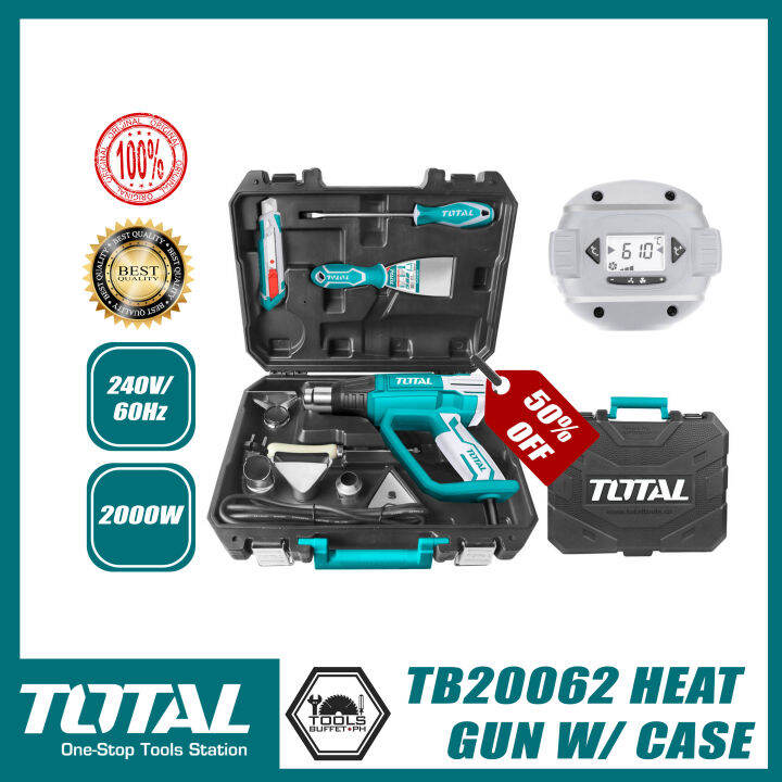 TOTAL TB20062 HEAT GUN WITH CASE | Lazada PH