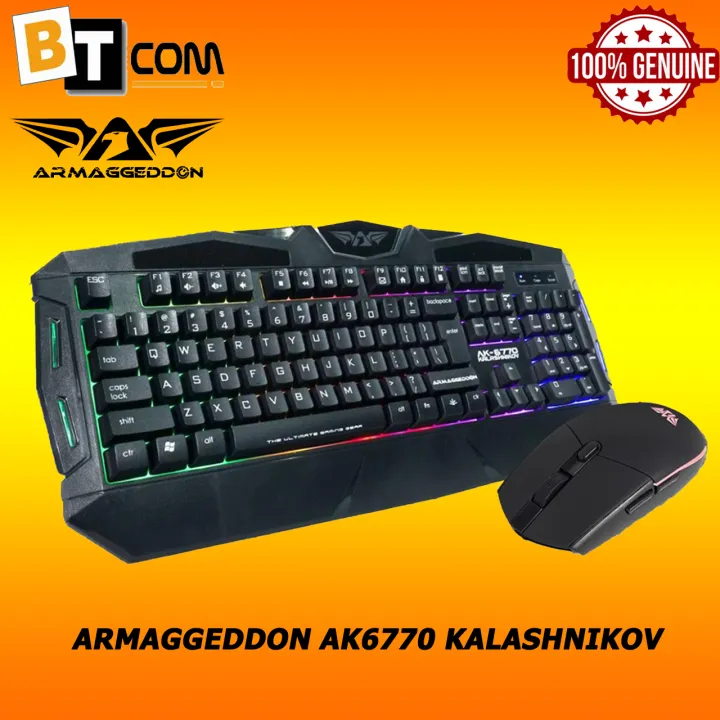 Armaggeddon AK-6770 Kalashnikov Gaming Membrane Keyboard and Gaming ...