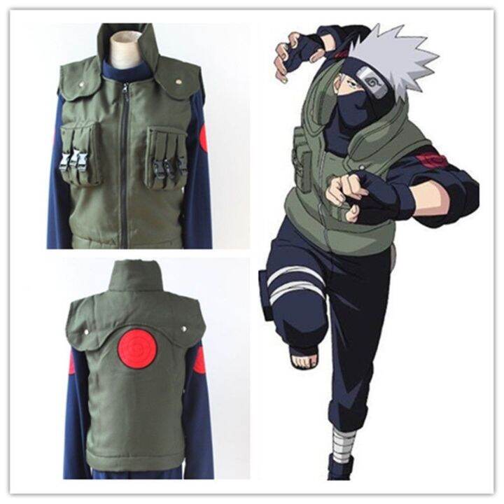 Anime Naruto Cosplay Costume Kakashi Hatake Cosplay Costume Full Suit ...