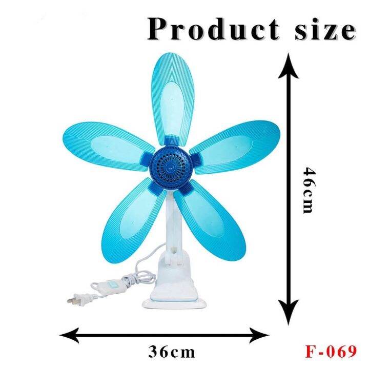 Fan Big Size 5 Blades Clip Fan Table Clip Fan Electric Fan | Lazada PH