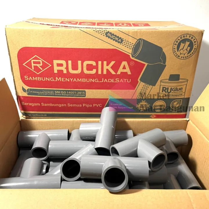 Tee 1“ PVC RUCIKA AW / T 1 Inci Fitting PVC RUCIKA AW / Sambungan Tee 1 Inch PVC RUCIKA AW ...
