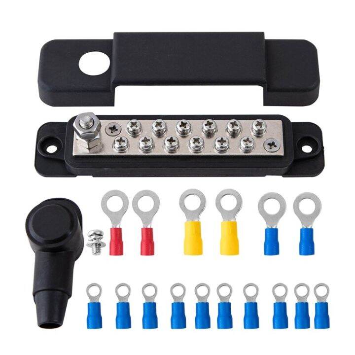 Ground Power Distribution Block Battery Bus Ring Positive Insulated ...