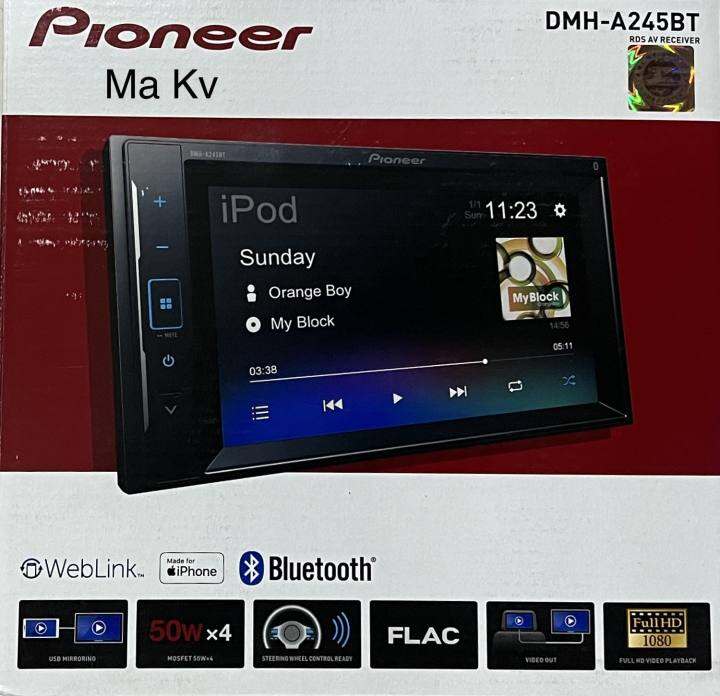 Original Pioneer DMH-A245BT Digital Media AV Receiver with Bluetooth | Lazada PH
