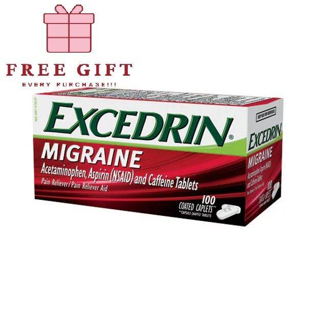 🇺🇸AUTHENTIC Excedrin Migraine Medicine Caplets for Migraine Headache ...