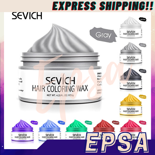 Sevich Temporary Hair Color Wax Men Diy Mud One-time Molding Paste Dye ...