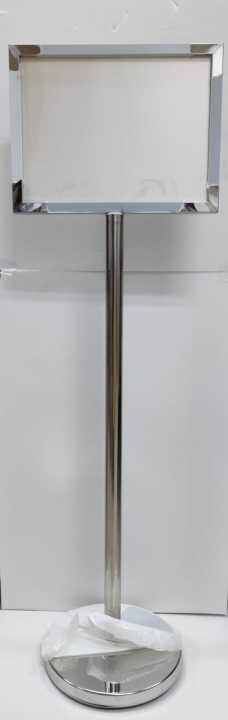 Stainless Steel SIGNBOARD / MENU / POSTER STAND (Size: A3 - Landscape ...