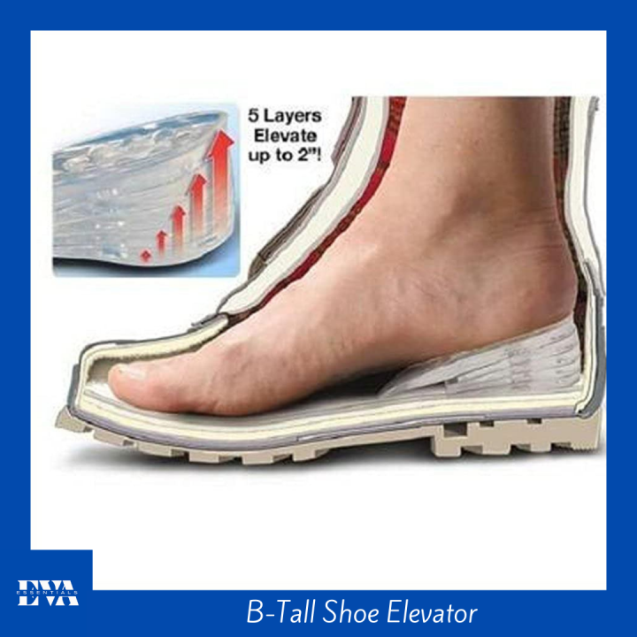 EVA Essentials Durable and Comfotable B-Tall Shoe Elevator Insert ...
