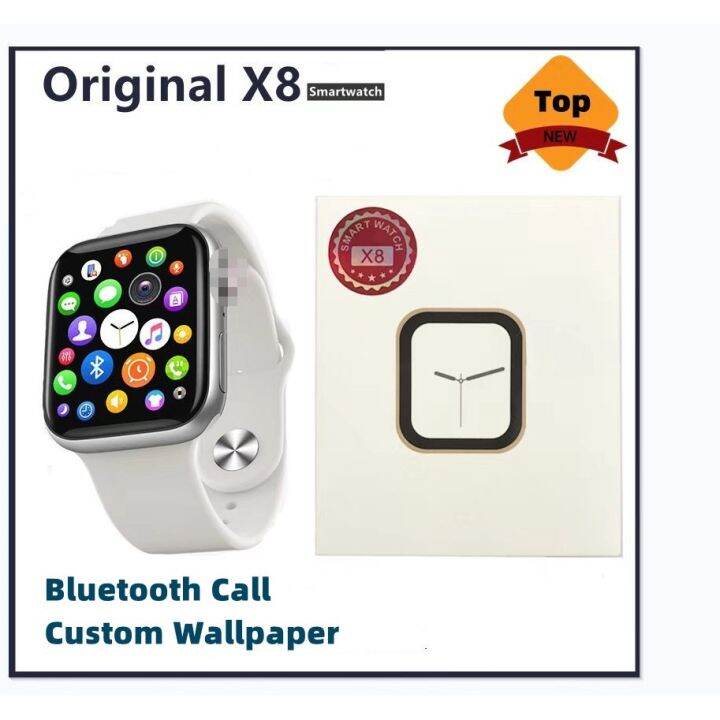 นาฬิกาข้อมืออัจฉริยะ X8 Smartwatch Series 7โทรผ่านบลูทูธติดตามสมาร์ทริส ...