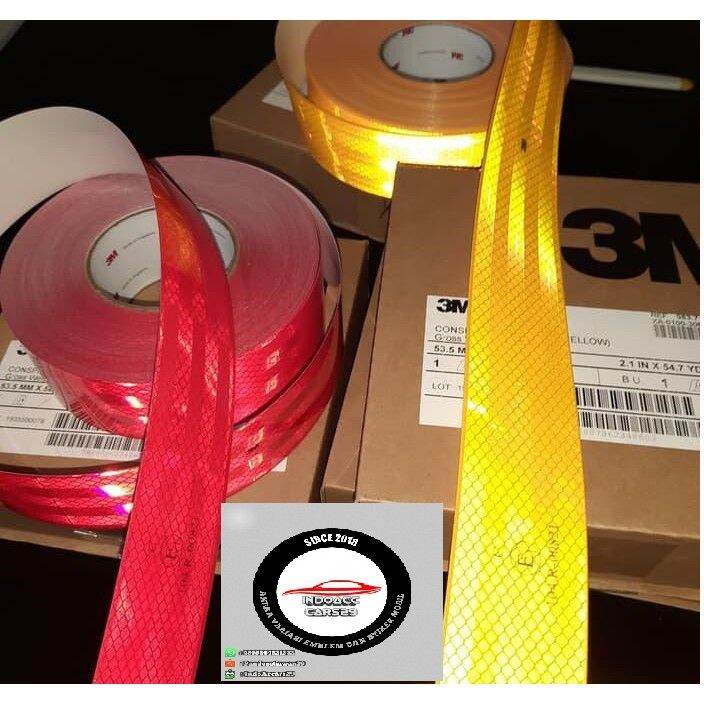 Stiker reflektor 1Meter x5CM 3M ORIGINAL | Lazada Indonesia