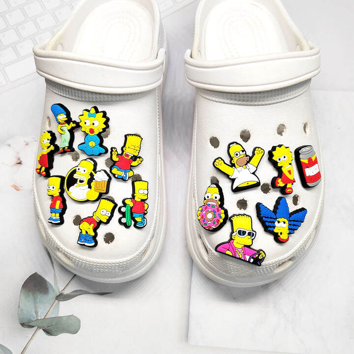The Simpsons Design Jibbitz Charm Set Crocs Accessories | Lazada PH