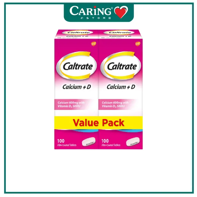 Caltrate 600+D (100 Tablets x 2) | Lazada