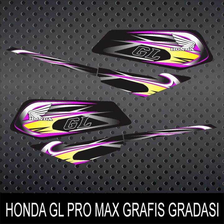 STICKER STRIPING HONDA GL PRO MAX GRAFIS GRADASI | Lazada Indonesia