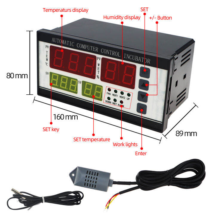 XM-18 Egg Incubator Digital Automatic thermostat controller Mini egg ...