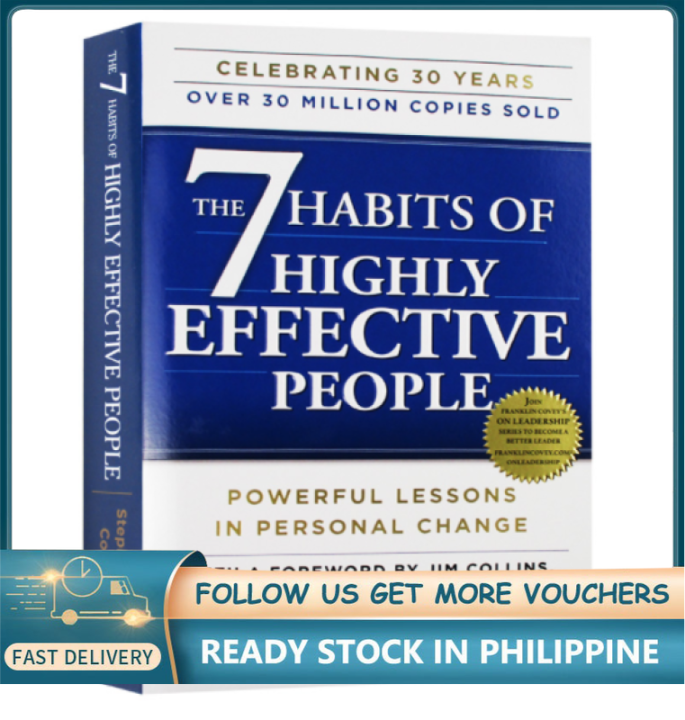 English original The 7 Habits of Highly Effective People Stephen Covey life self-help imported ...