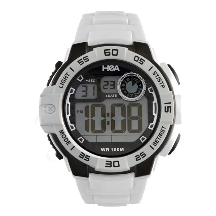 Hea ActiveEdge Men's Rubber Watch Kha1903-1001 (White) | Lazada PH