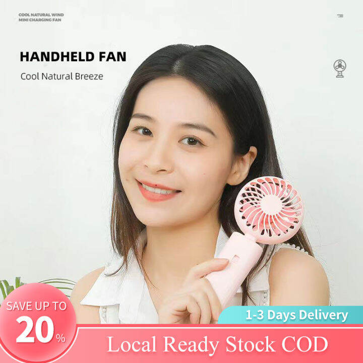 【U-Home Store.PH】Mini fan Portable Handheld Mini Stand Fan Desktop ...