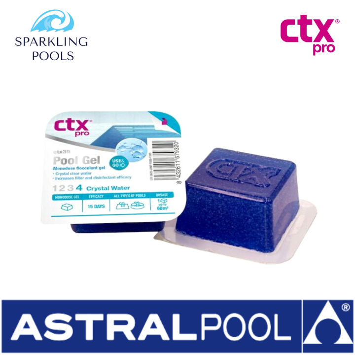 CTX FLOCULANT POOL GEL เจลก้อนปรับน้ำใส แพ็ค 1 ก้อน - CTX FLOCULANTE ...