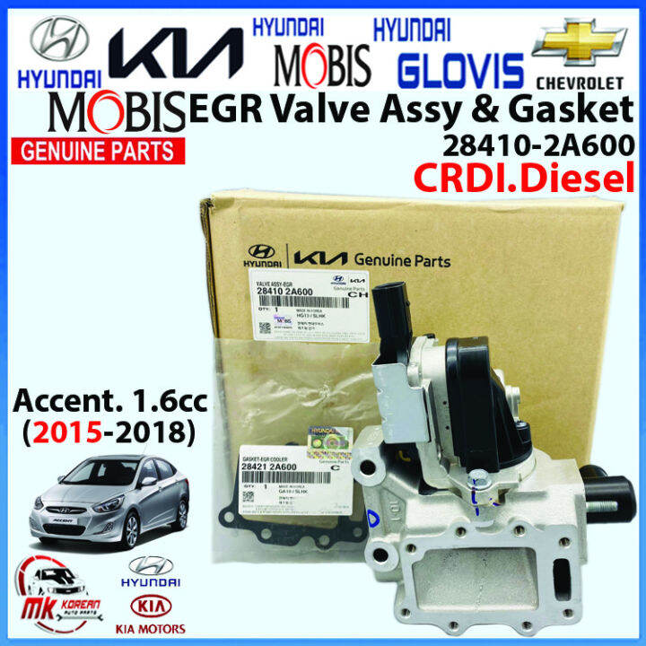 [GENUINE] EGR Valve Assy for Accent(2015-2018). 1.6cc. CRDI.Diesel ...