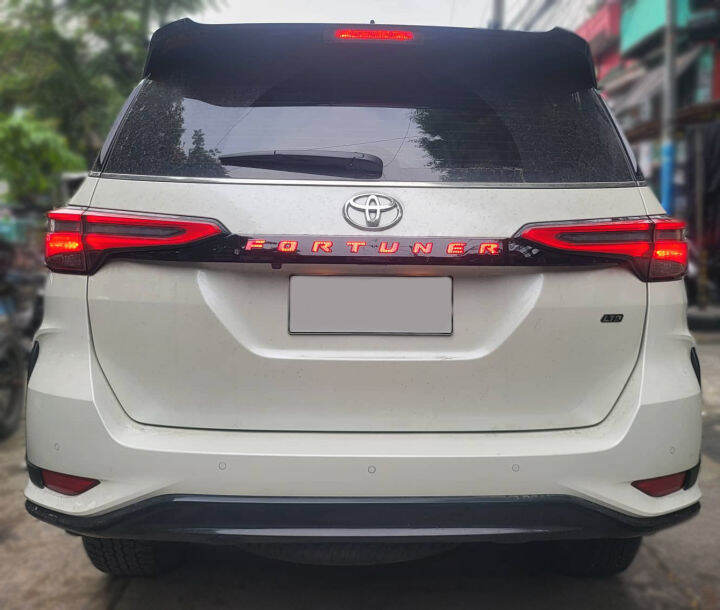Toyota Fortuner 2016 to 2019 Black Rear Trunk Lid LED Light | Lazada PH
