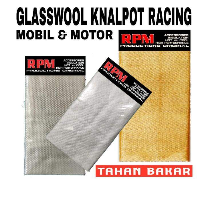 Glasswool Gasbul Knalpot Racing Gasbul Tahan Bakar Glaswol Knalpot ...
