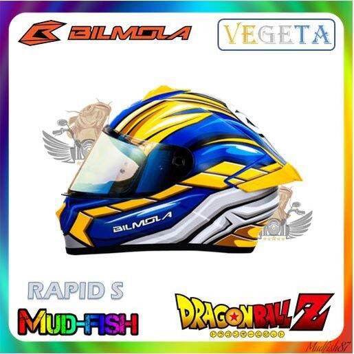 BILMOLA DRAGONBALL Z VEGETA RAPID S HELMET DRAGON BALL Z SPECIAL ...