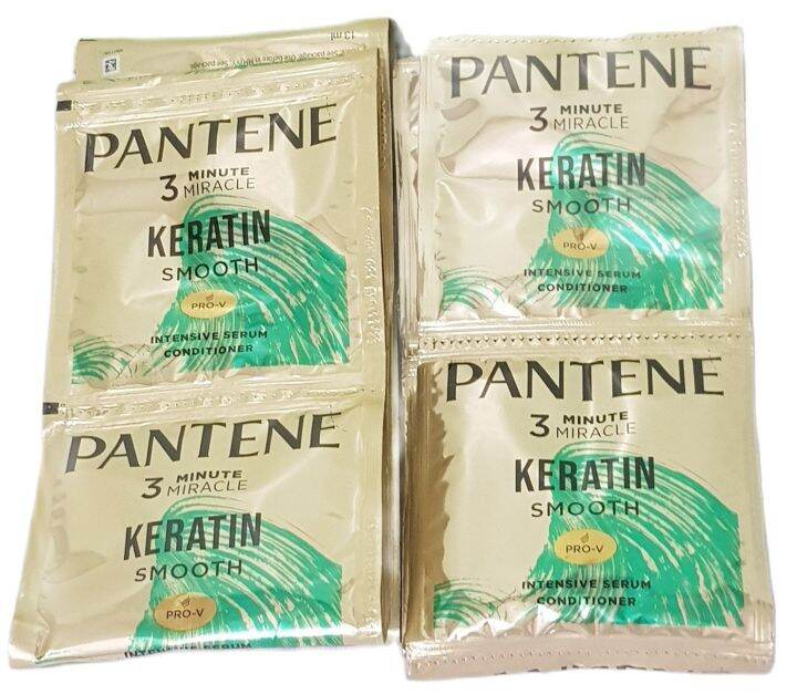 PANTENE PRO-V - 3 Minute Miracle Keratin Smooth - Intensive Serum Conditioner (pack of 36 ...