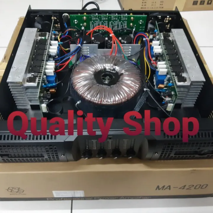 professional power amplifier 4 channel megavox MA4200 DESIGNED IN USA ...
