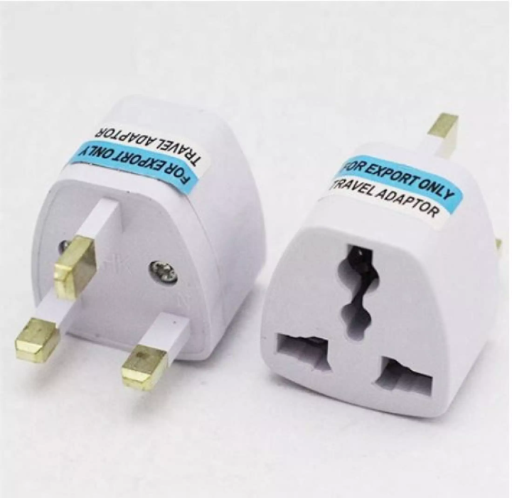 Conversion Plug 3 Pin Travel Plug/ Travel Socket/ Travel Adapter | Lazada