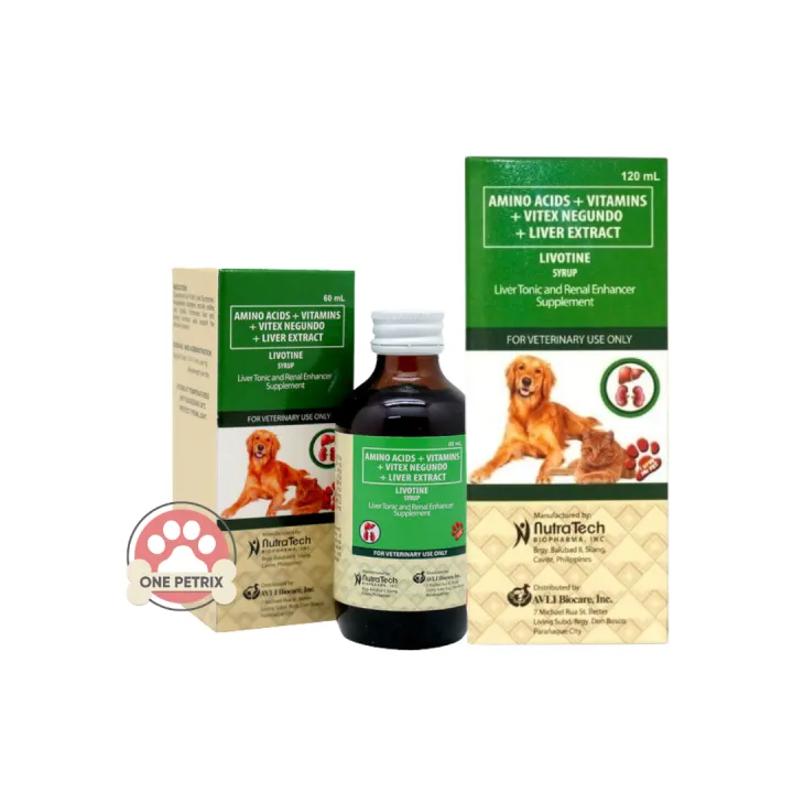 Livotine Syrup LiverTonic and Renal Enhancer Liver Supplement for Dogs ...