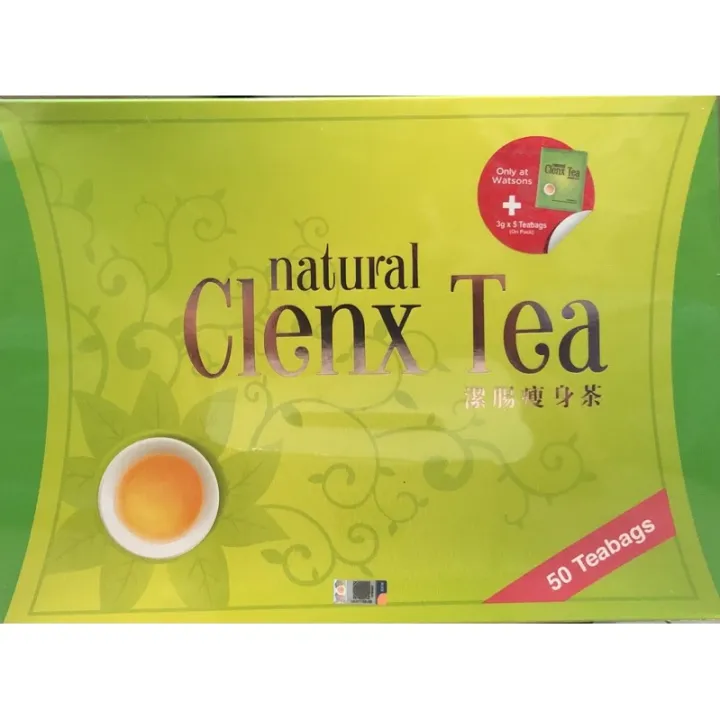 Natural Clenx Tea 50 Sachets (Extra 5's on pack) | Lazada