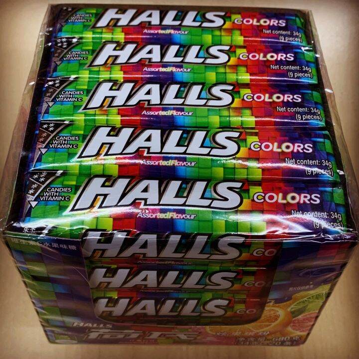 HALLS ASSORTED FLAVOUR 20STICKS X 34G | Lazada